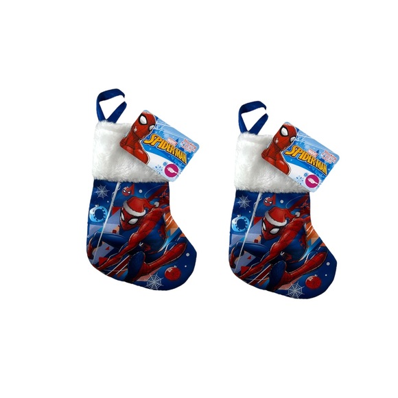 Marvel | Holiday | Marvel Spiderman Mini 2 Christmas Stockings | Poshmark